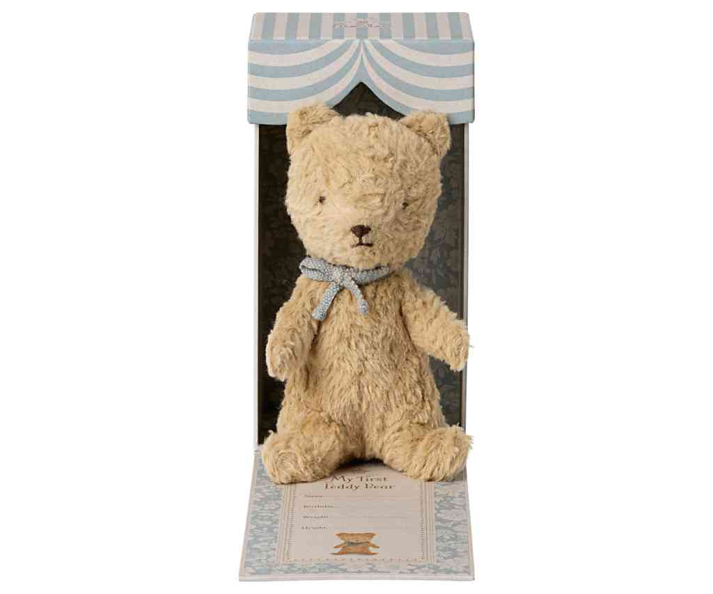 Maileg Teddy sand | Mein erster Teddybär | Geburtsgeschenk Kuscheltier ...