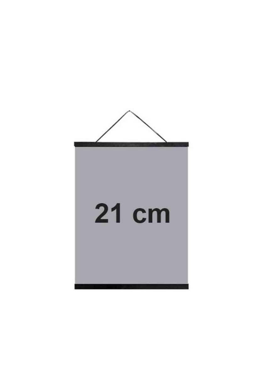 POSTERHALTER Bildschiene PLAKATHÄNGER Holz schwarz 21 cm VANILLA FLY ...